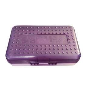 Spacemaker | Office | Vtg 9s Spacemaker Dark Purple Pencil Box Plastic ...